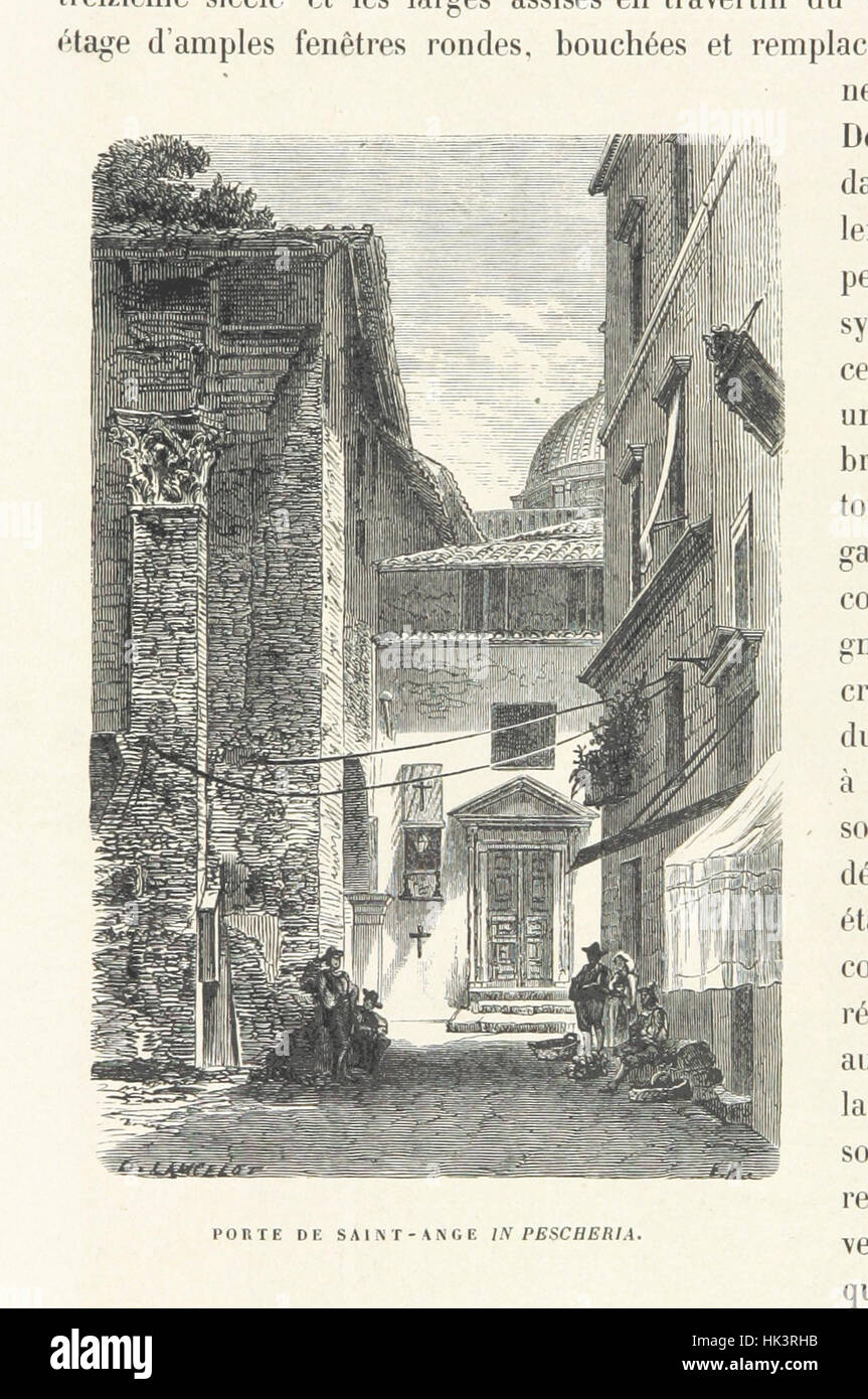 Illustration from 'Rome. Description et souvenirs,' showing an iconic ...