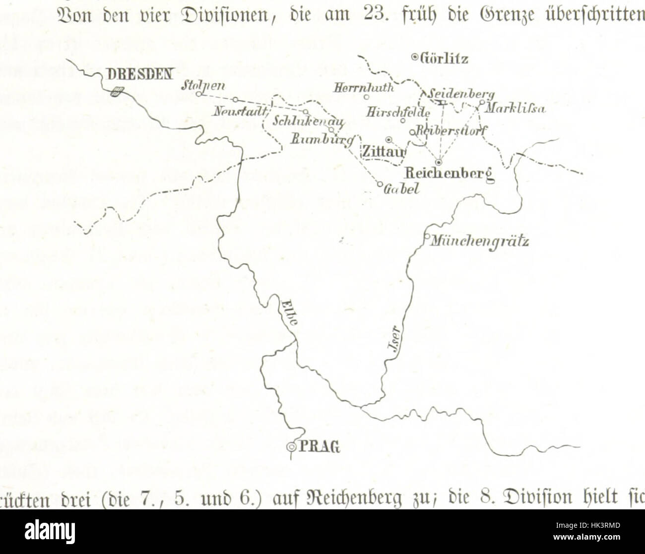 Image from page 169 of 'Der deutsche Krieg von 1866', illustrating key ...