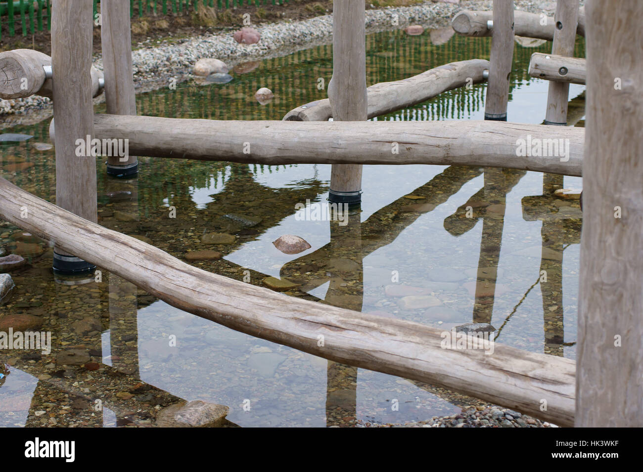 View reflection wooden beams hi-res stock photography and images - Alamy