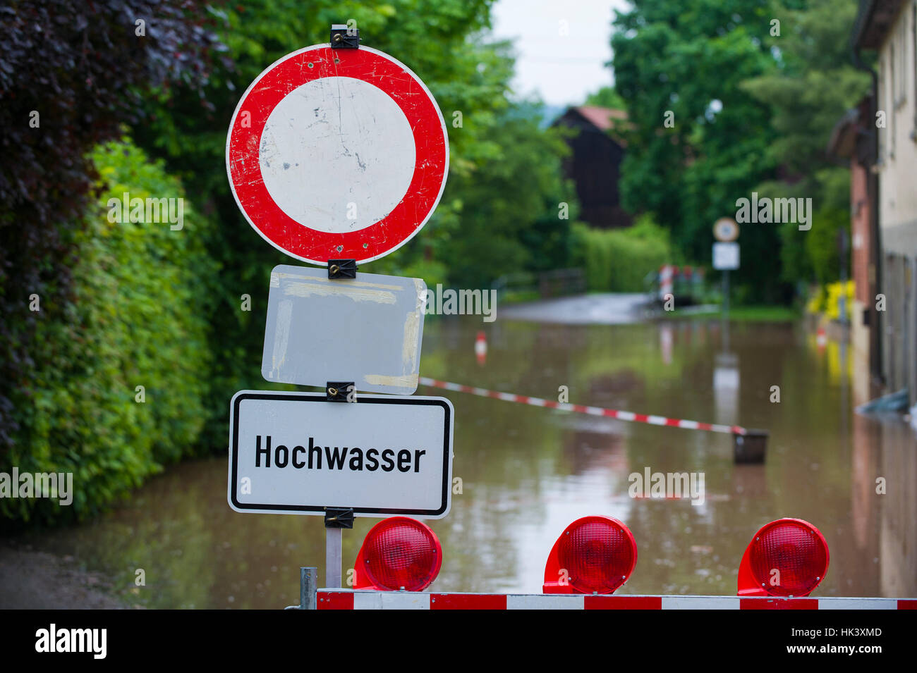 traffic, transportation, stream, road traffic, signposts, flood, sign ...