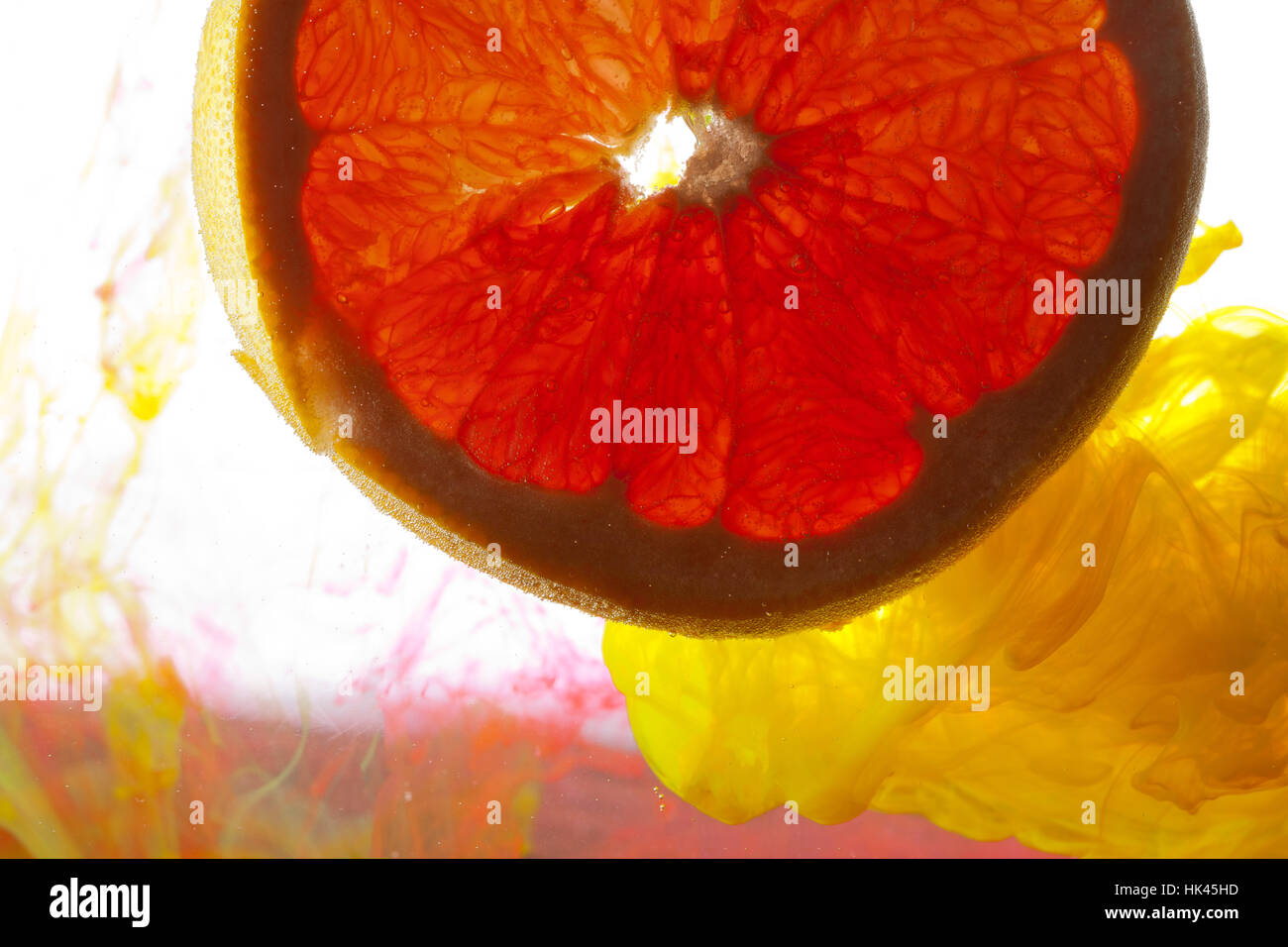 art, arc, oranges, abstract, slice, backdrop, background, water, motion ...