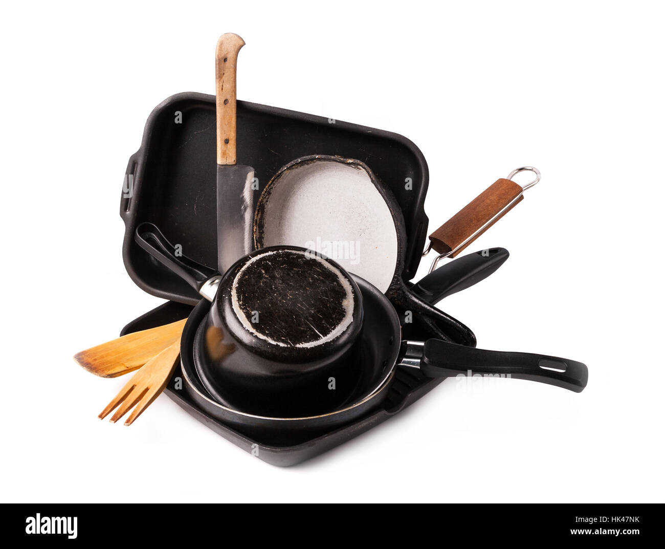 Black iron plates Cut Out Stock Images & Pictures - Alamy