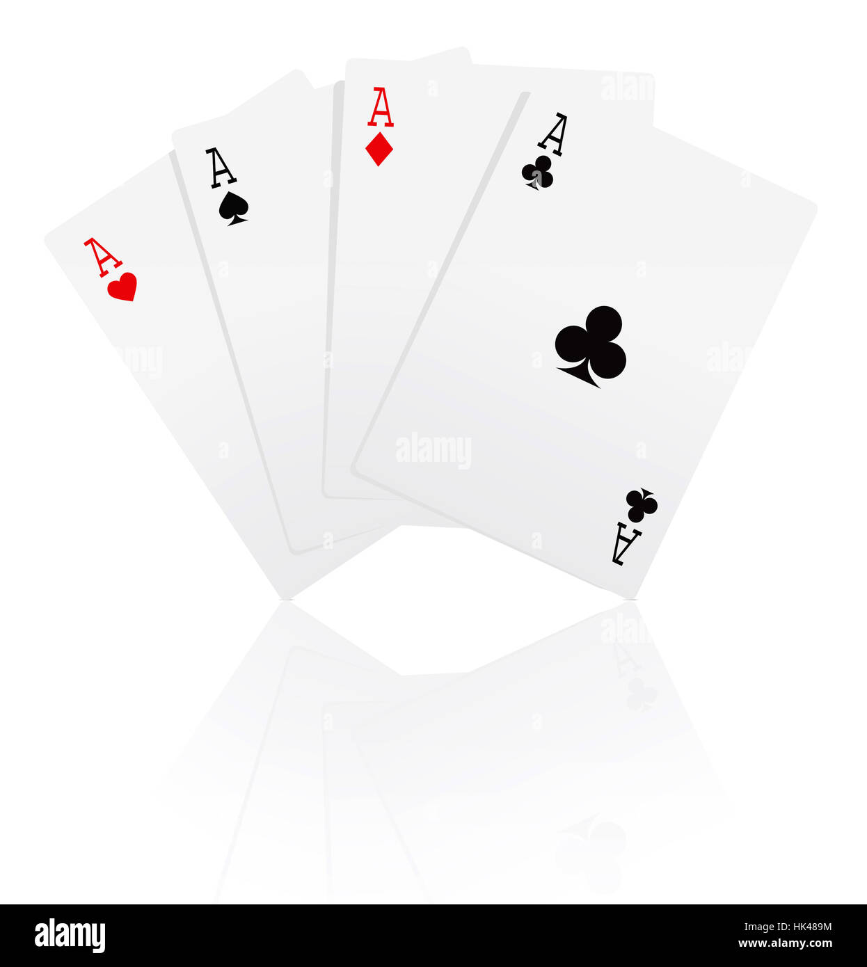 Playing cards fan Cut Out Stock Images & Pictures - Alamy