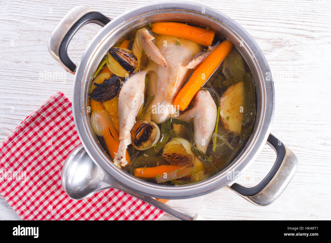chicken in the pot Stock Photo - Alamy
