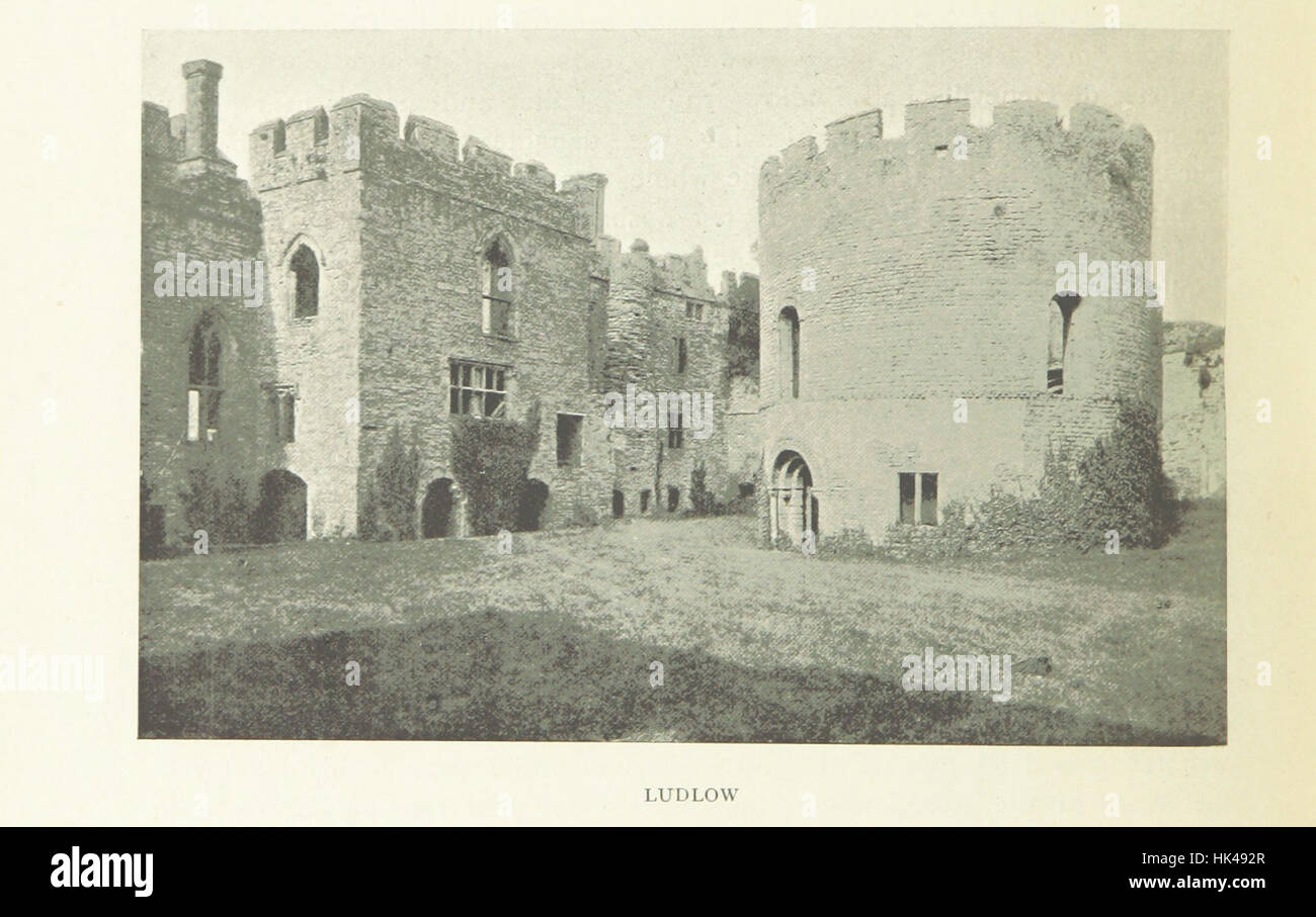 Illustration from 'The Castles of England', showcasing the architecture ...