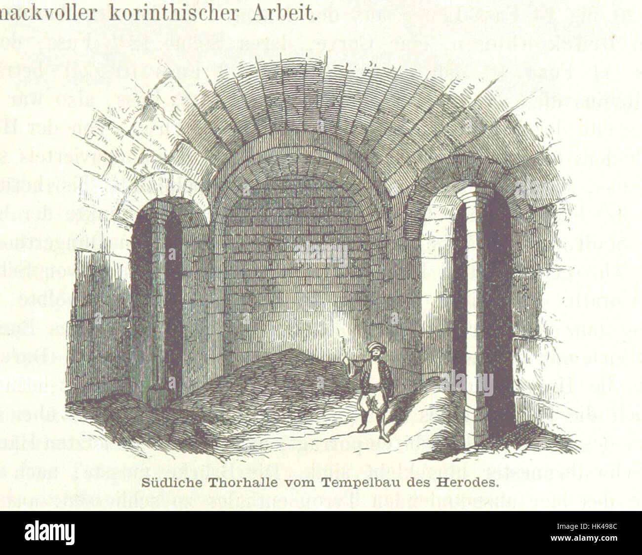 An illustration from the pilgrim guide 'Jerusalem und das heilige Land ...