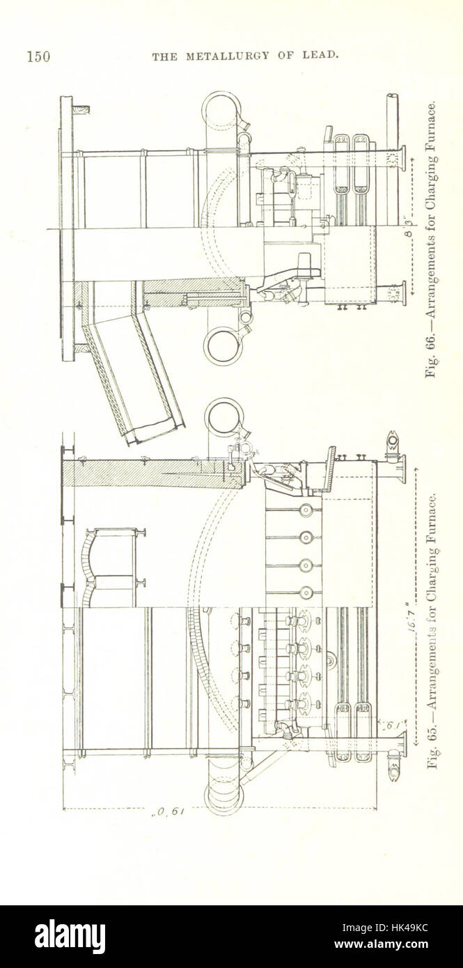 Illustration from 'The Metallurgy of Lead and Silver' detailing the ...