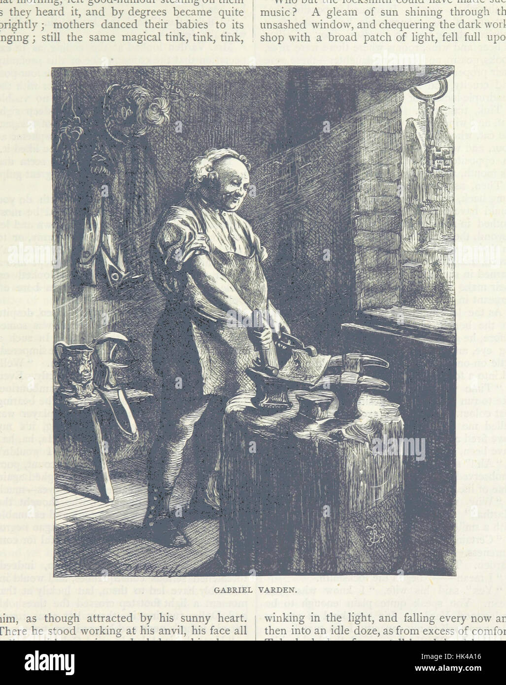 An illustration from 'The Works of Charles Dickens,' depicting a scene ...