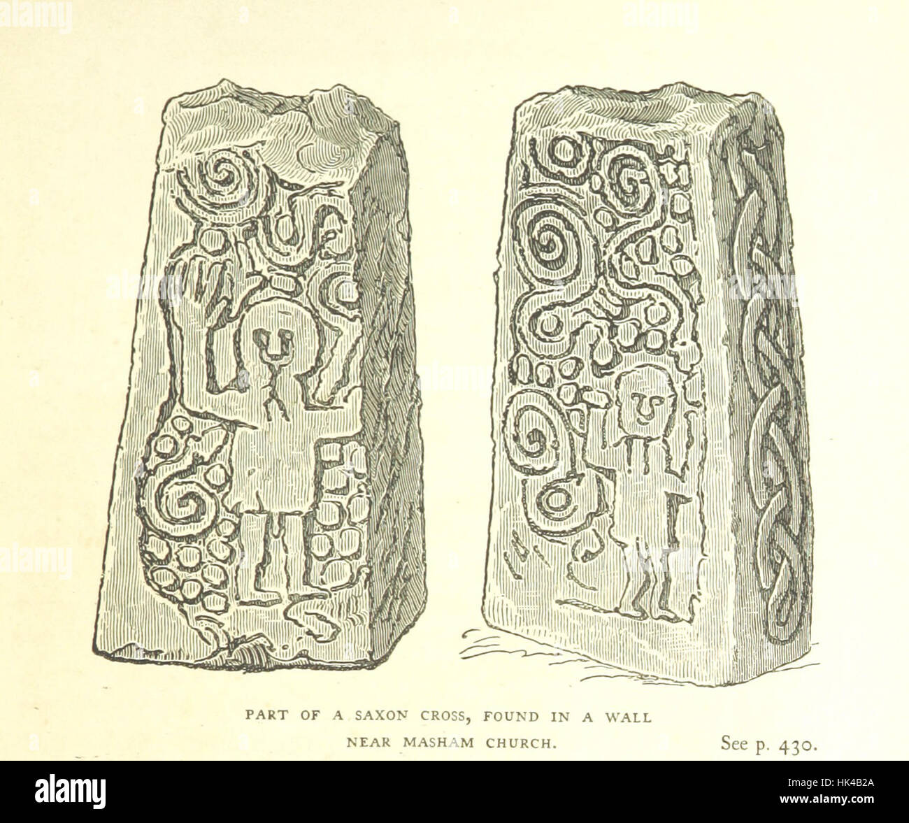 An illustration from 'The History and Antiquities of Masham and ...