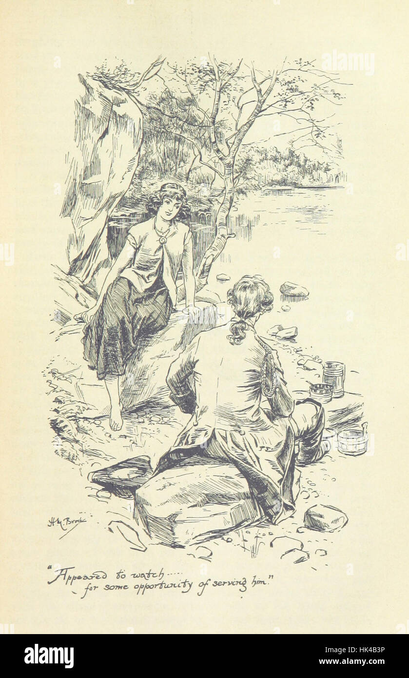Waverley, with sixteen illustrations by H. M. Brock. Image from page ...