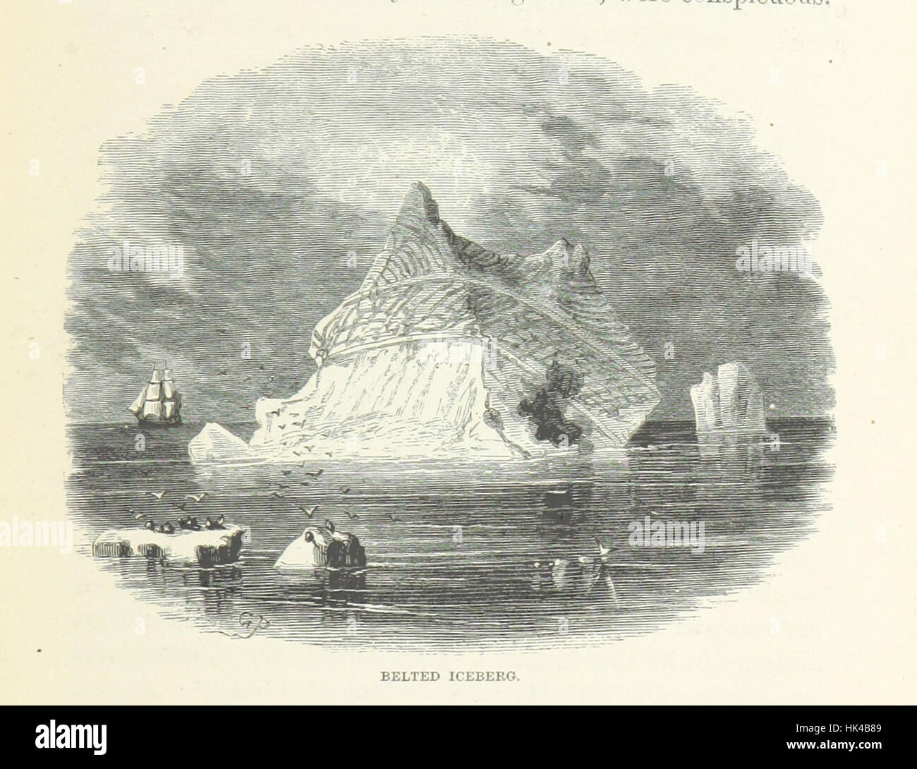 An illustration from 'Life with the Esquimaux', showing the Arctic ...
