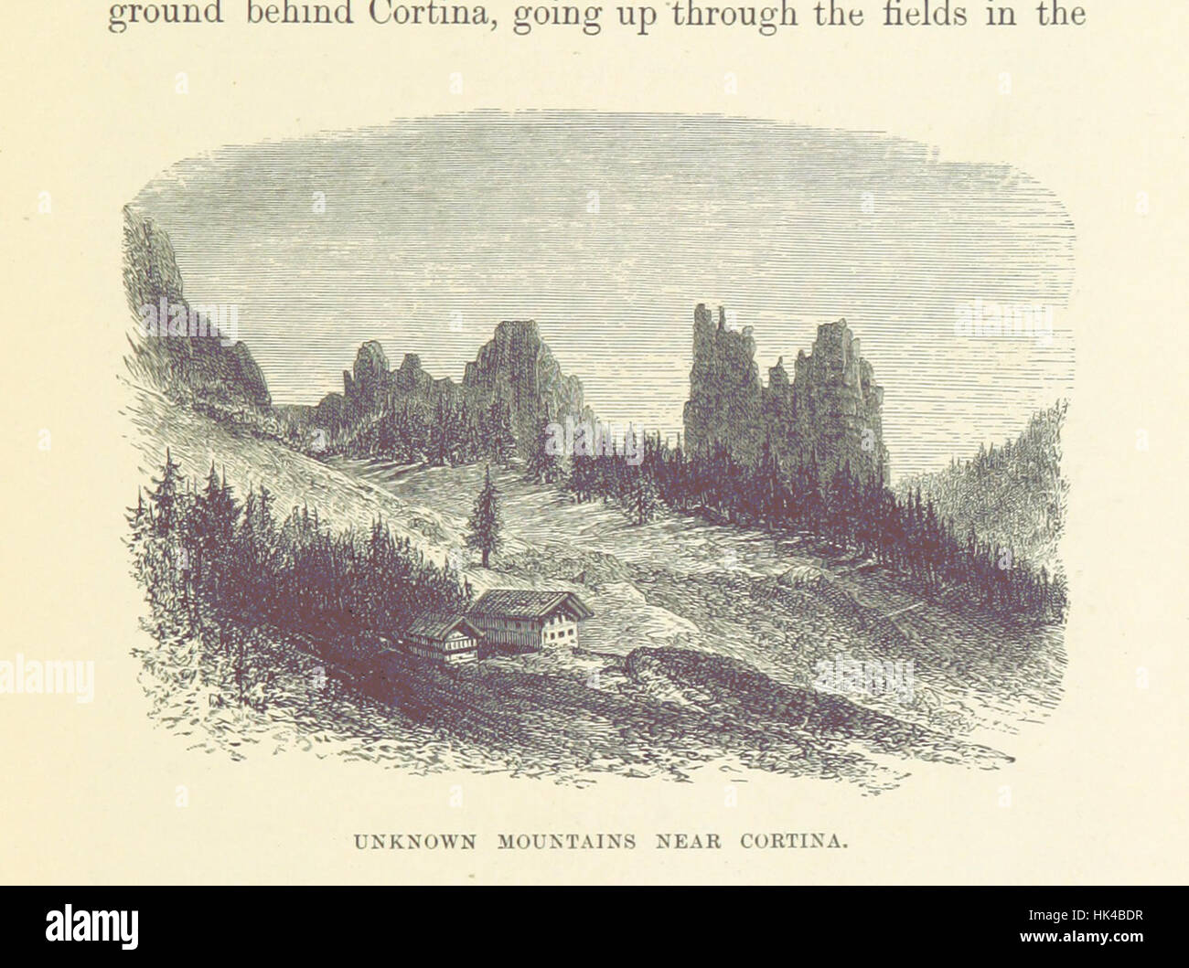 Image from 'Untrodden Peaks and Unfrequented Valleys', depicting a ...