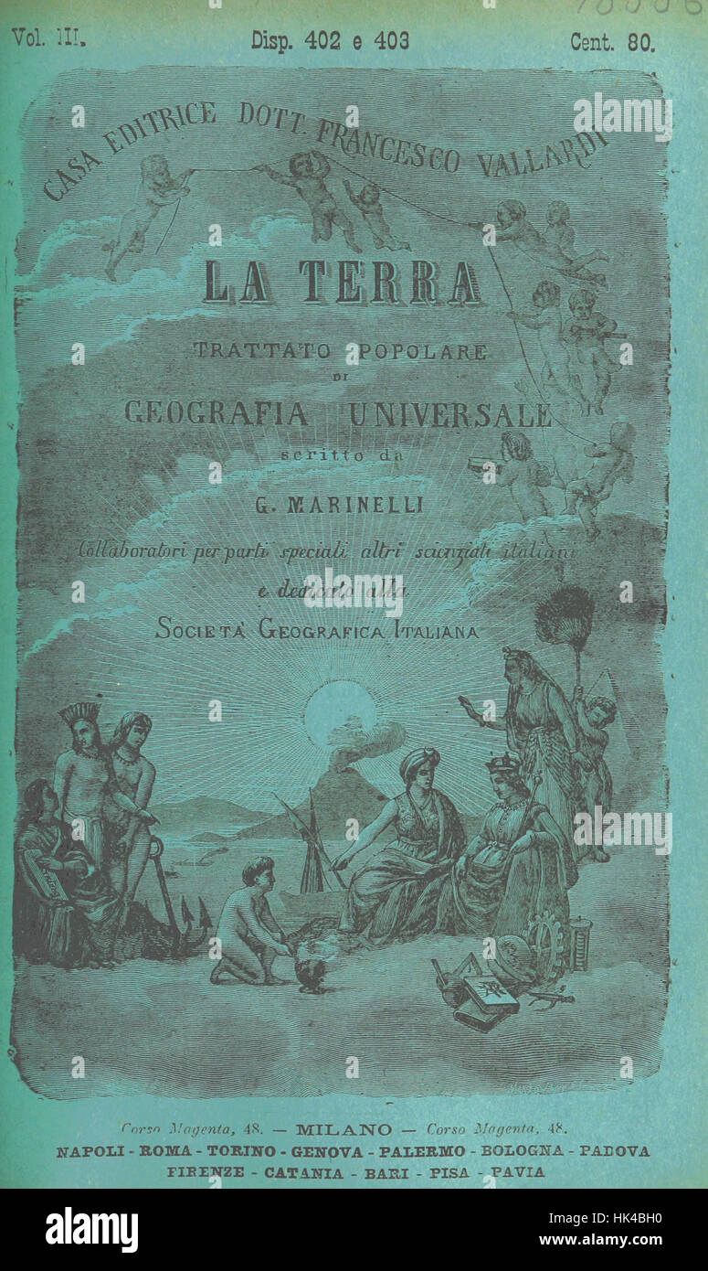 Illustration from 'La Terra,' a comprehensive geography textbook by G ...
