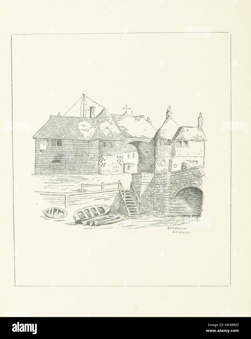 An illustration from the 'History of Kent,' featuring original sketches ...