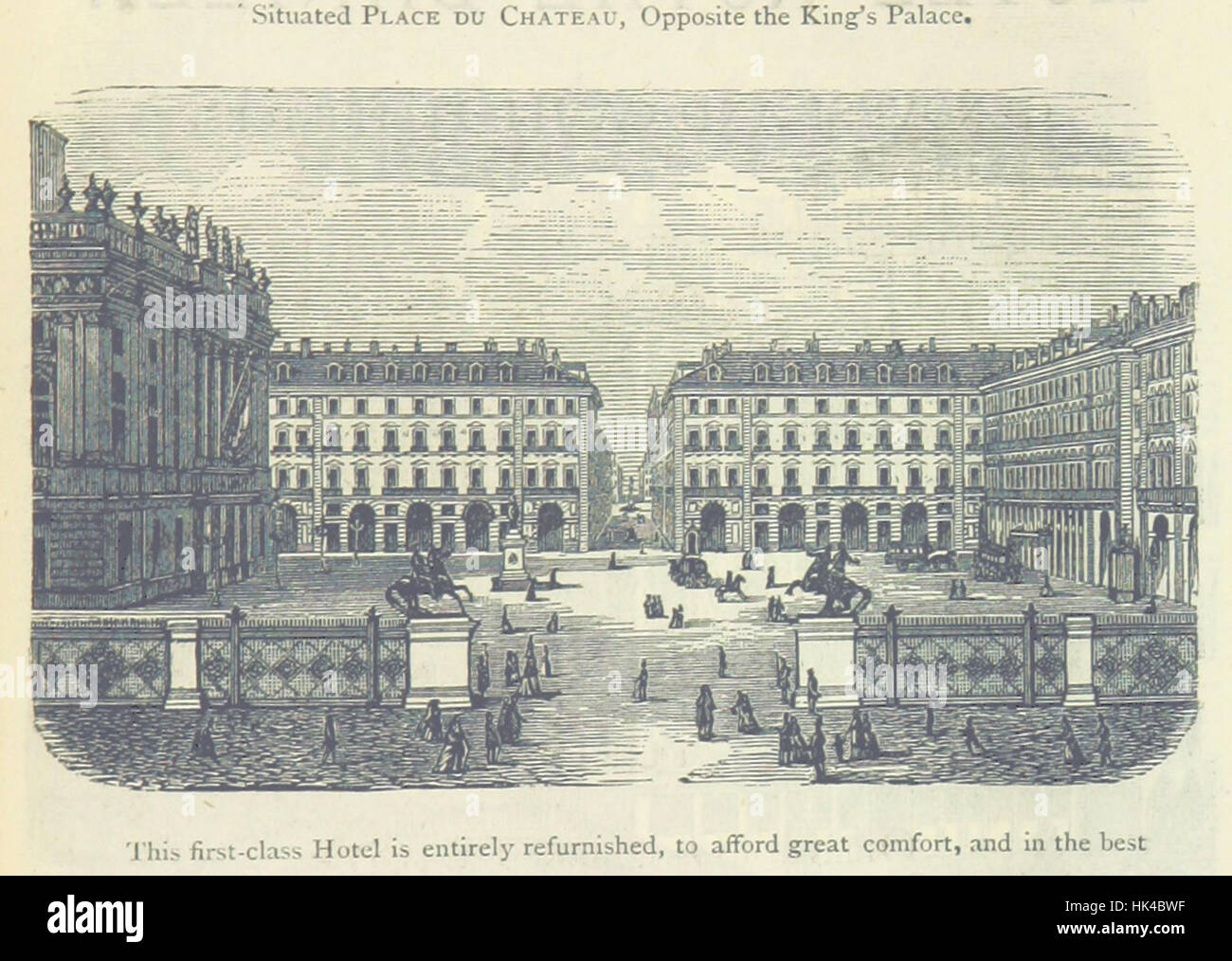 An illustration from 'Appleton's European Guide Book,' providing a ...