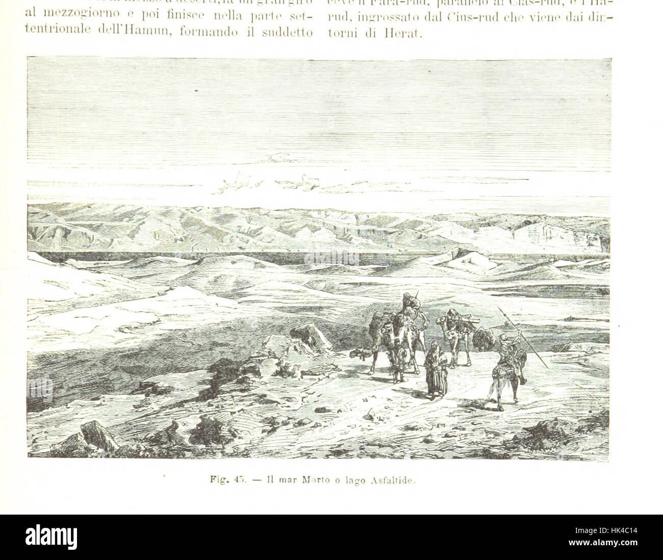 Illustration from 'La Terra', depicting the Earth's physical geography ...