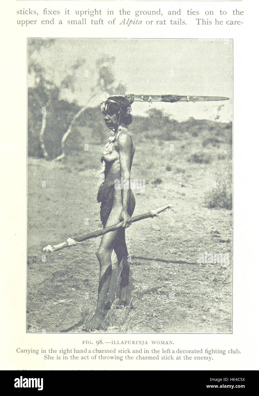 Image from 'The Native Tribes of Central Australia,' depicting the ...