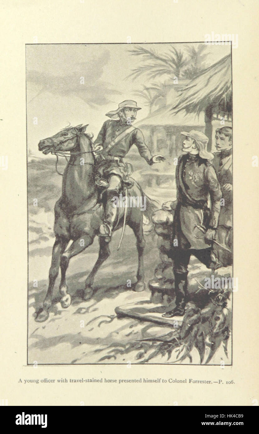 Illustration from page 10 of 'Sahib and Sepoy', depicting a scene from ...