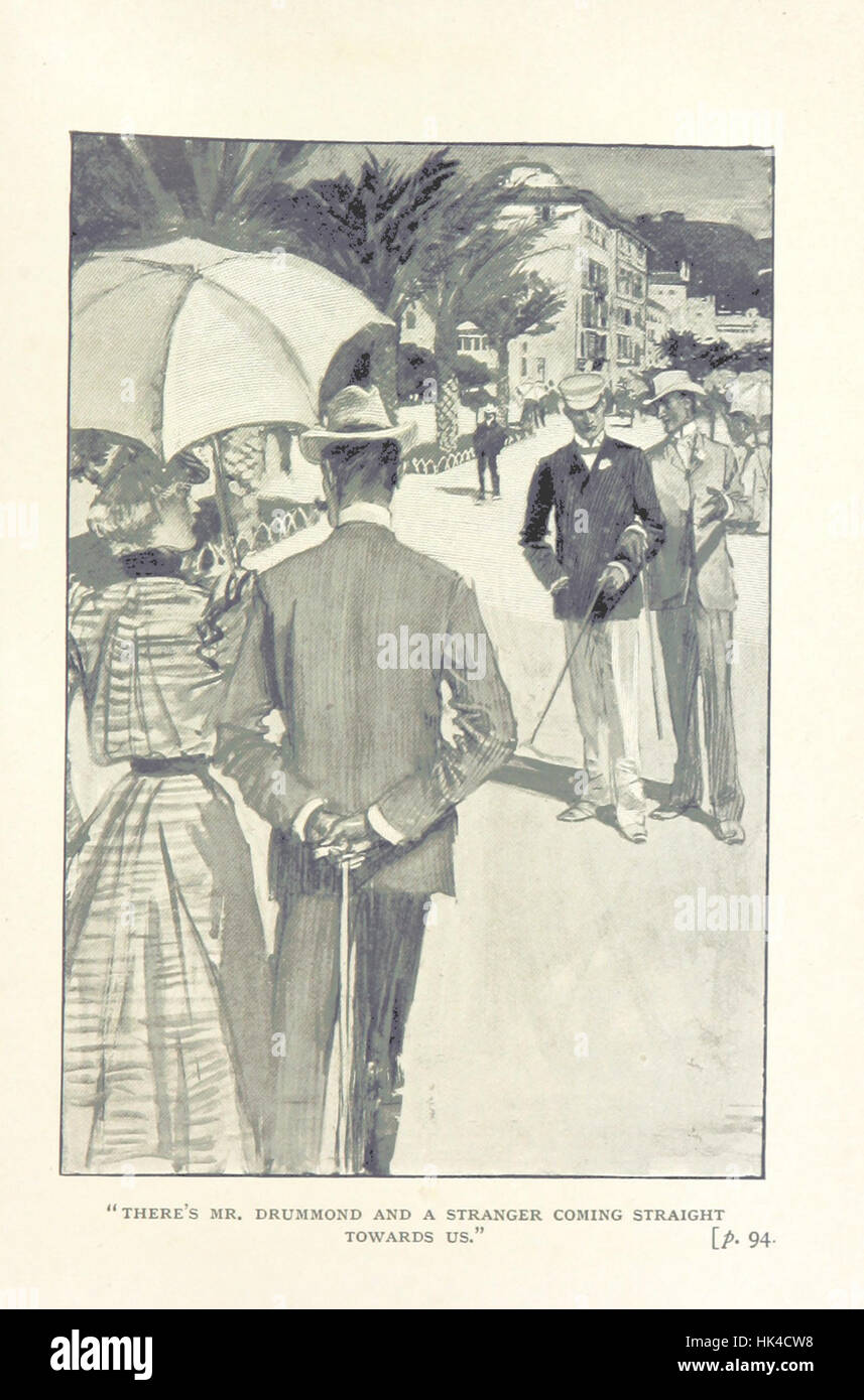 An illustration from 'The Millionaires,' likely depicting scenes of ...
