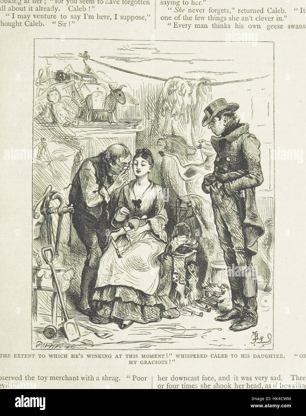 An illustration from Charles Dickens' 'The Works of Charles Dickens ...