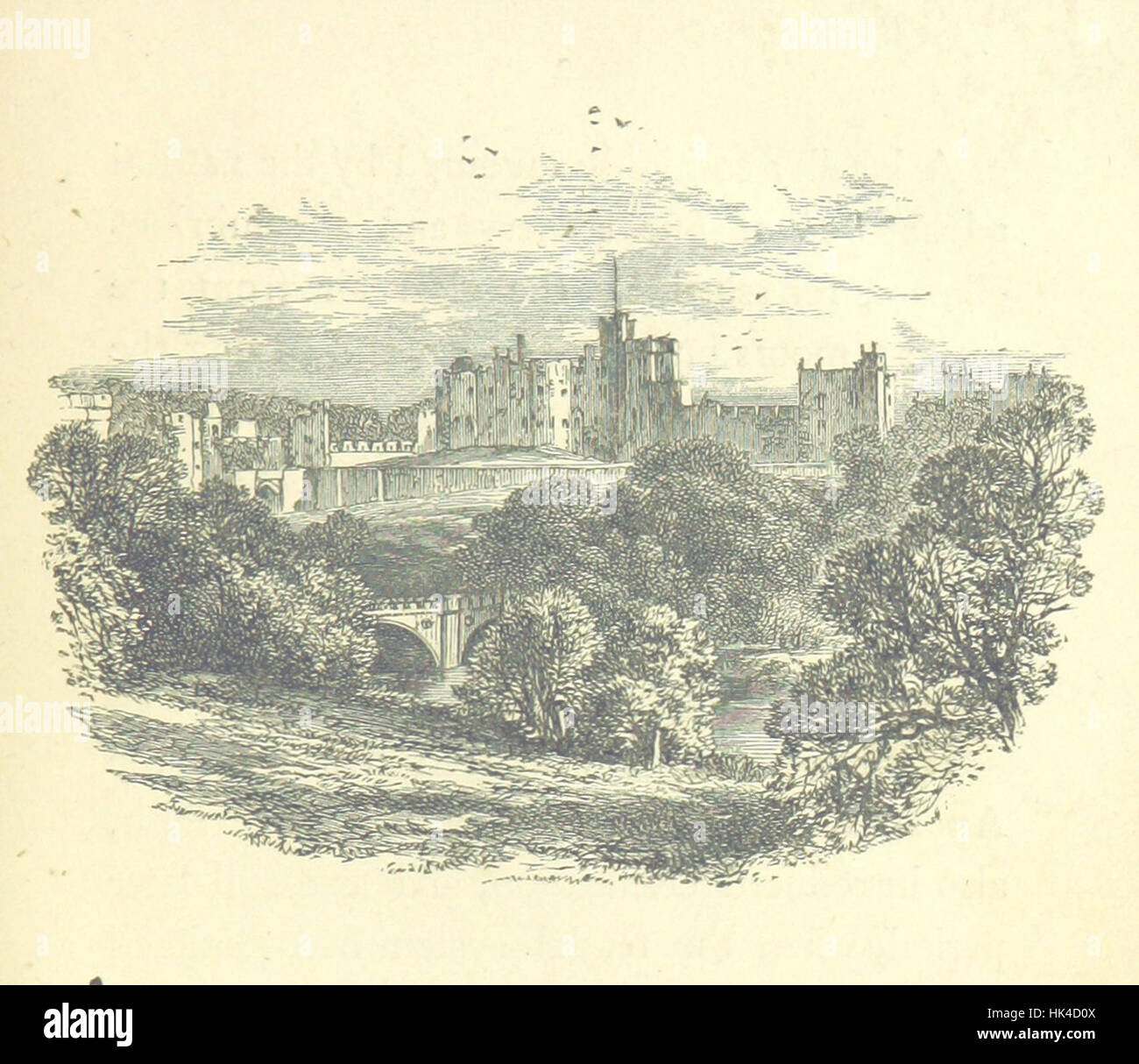 An image from 'A Guide to Alnwick Castle,' featuring illustrations and ...