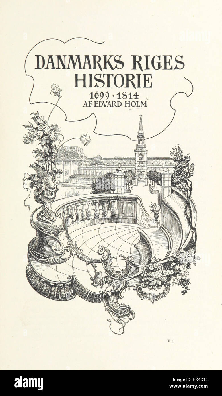 Image from page 11 of 'Danmarks Riges Historie', illustrating key moments in Danish history as ...