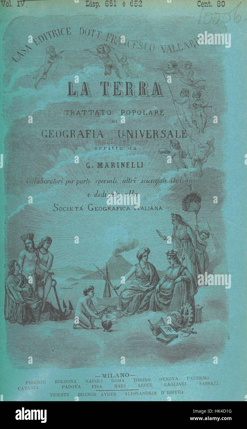 Image from page 1099 of 'La Terra', depicting a detailed illustration ...