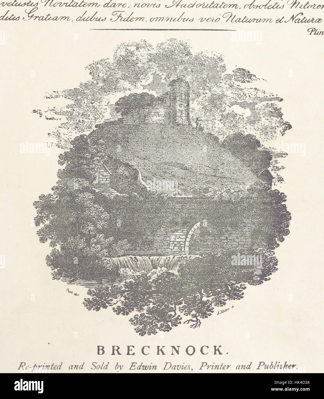 An image from 'A History of the County of Brecknock', depicting the ...