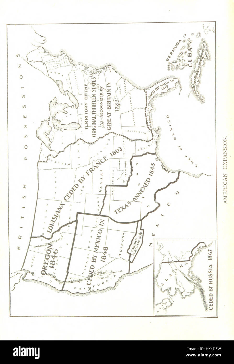 Illustration from 'The History of American Expansion,' depicting the ...