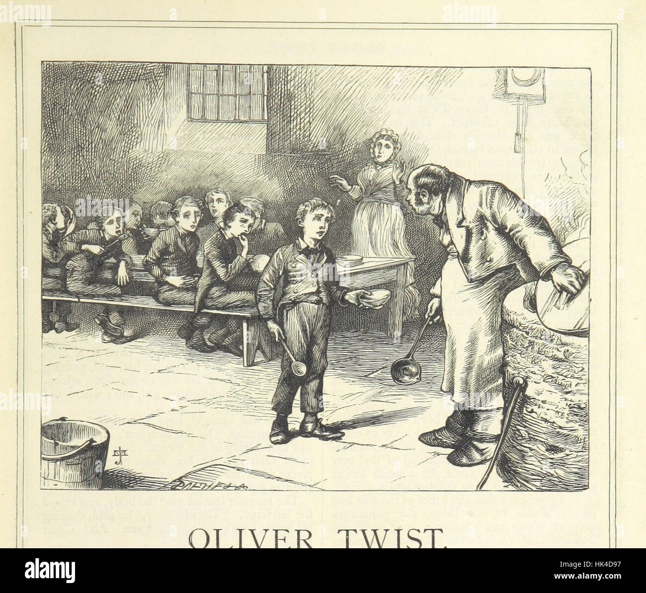 Image from 'The Works of Charles Dickens,' showing an illustrated page ...