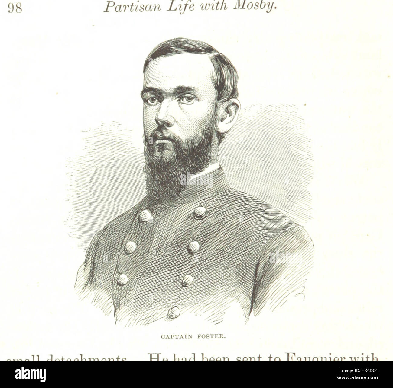 An image from 'Partisan Life with Col. J. S. Mosby,' featuring ...
