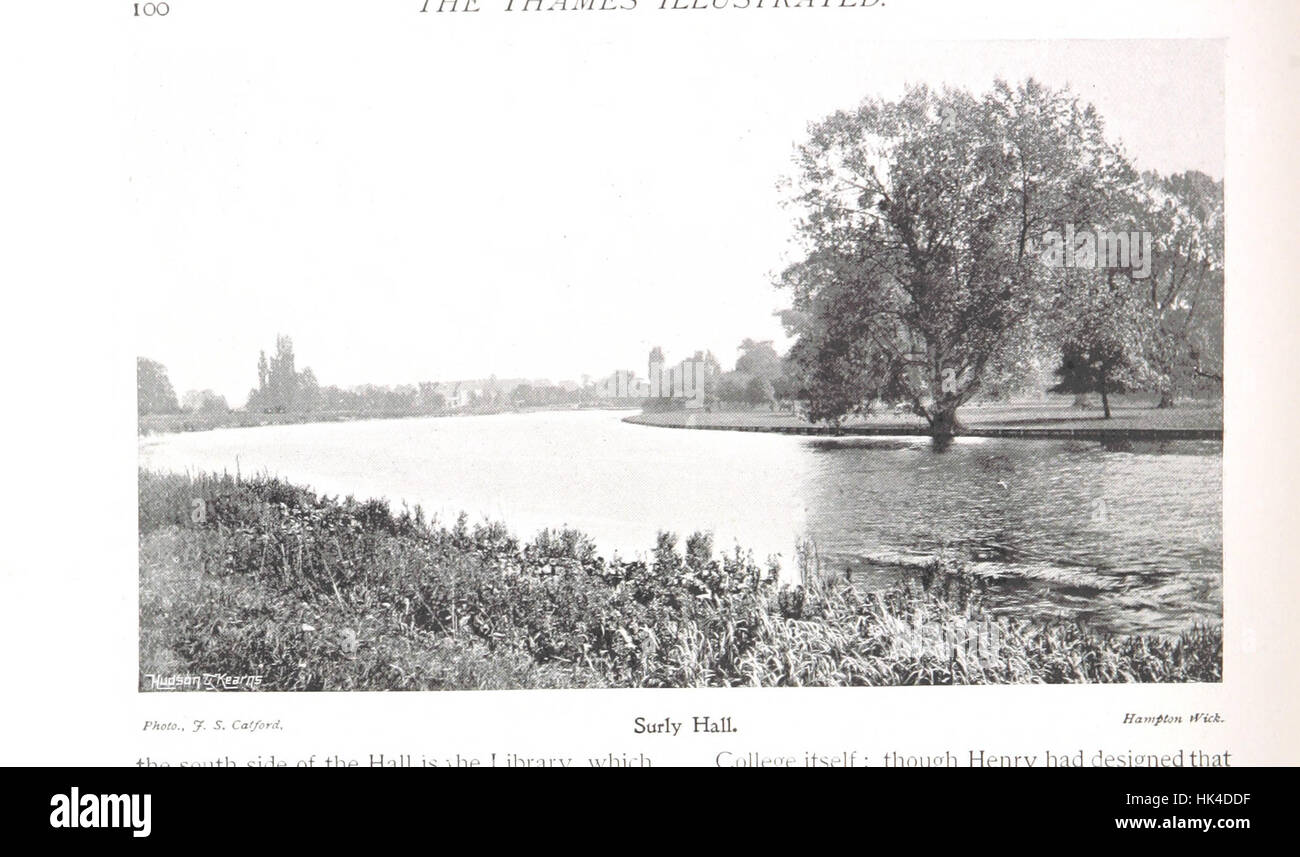 Image taken from 'The Thames Illustrated,' depicting a picturesque ...