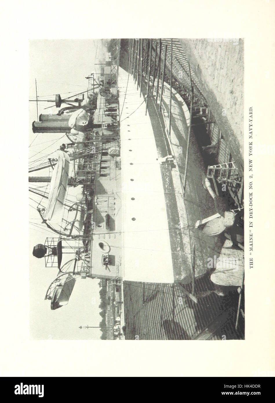 An image from 'The Maine', documenting the explosion and destruction of ...