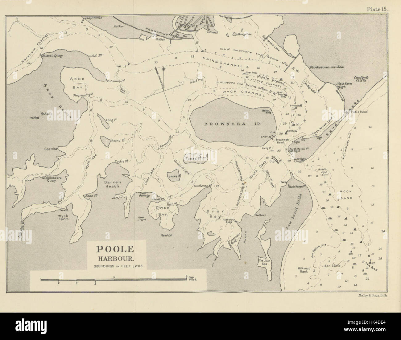 Solent map hi-res stock photography and images - Alamy