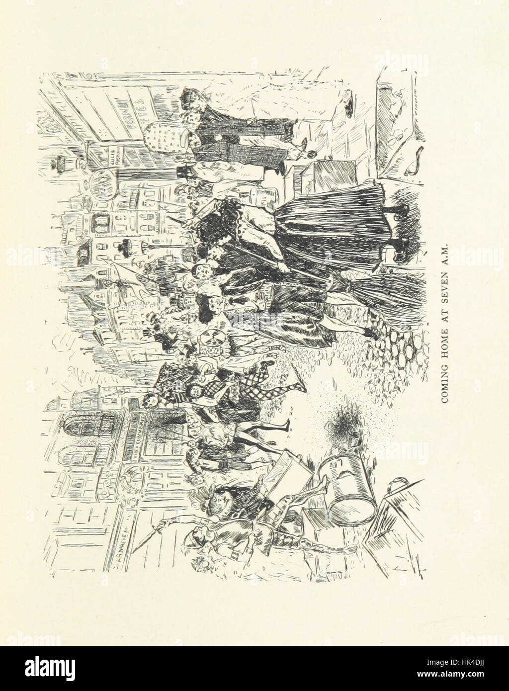 An illustration from 'Bohemian Paris of to-day,' depicting the vibrant ...