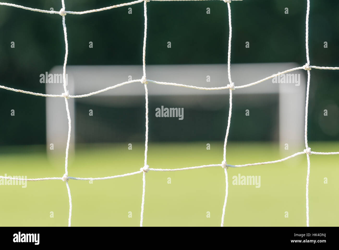 Soccer goal nets Stock Photo - Alamy