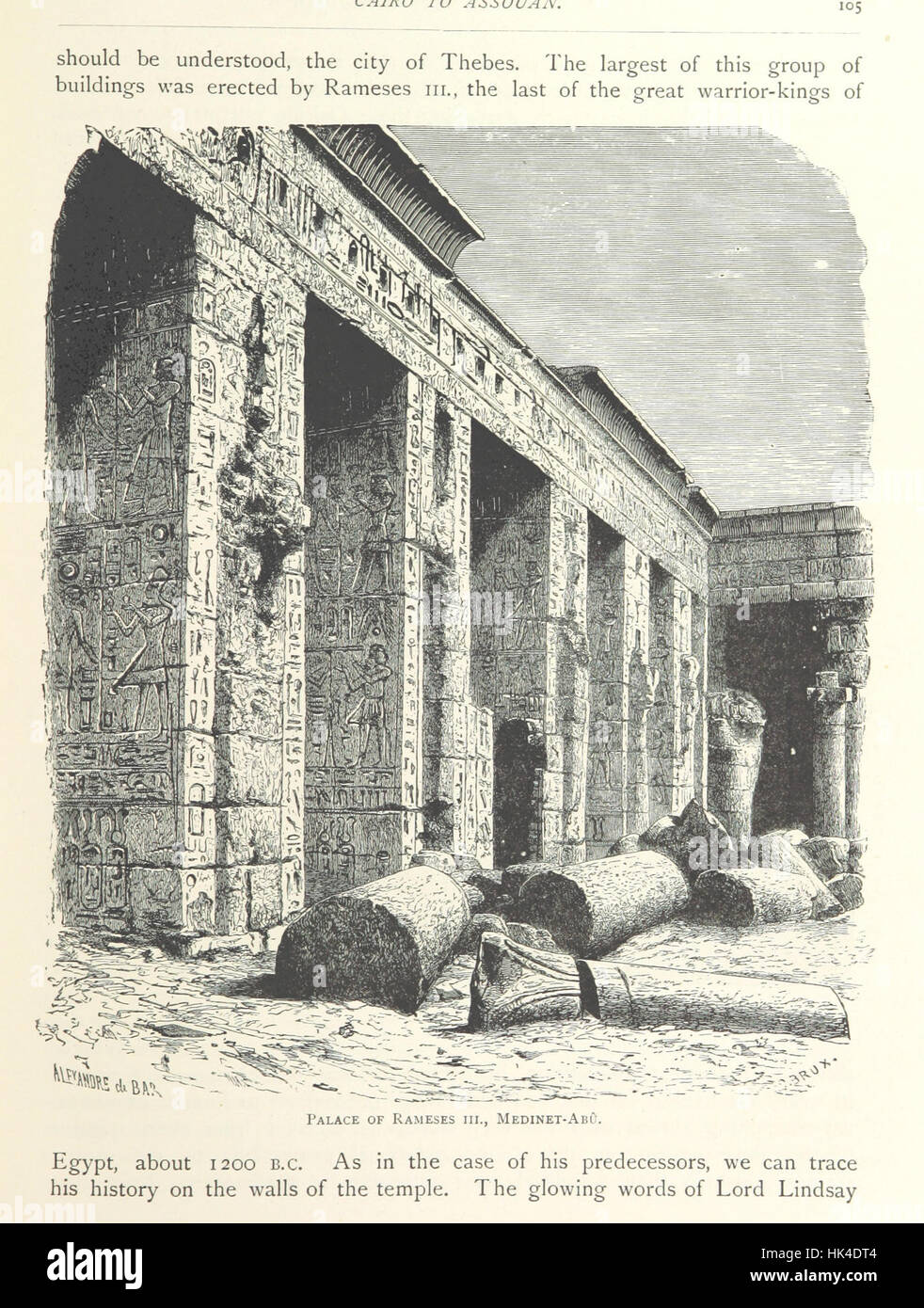 Image from 'The Land of the Pharaohs,' a historical work detailing ...