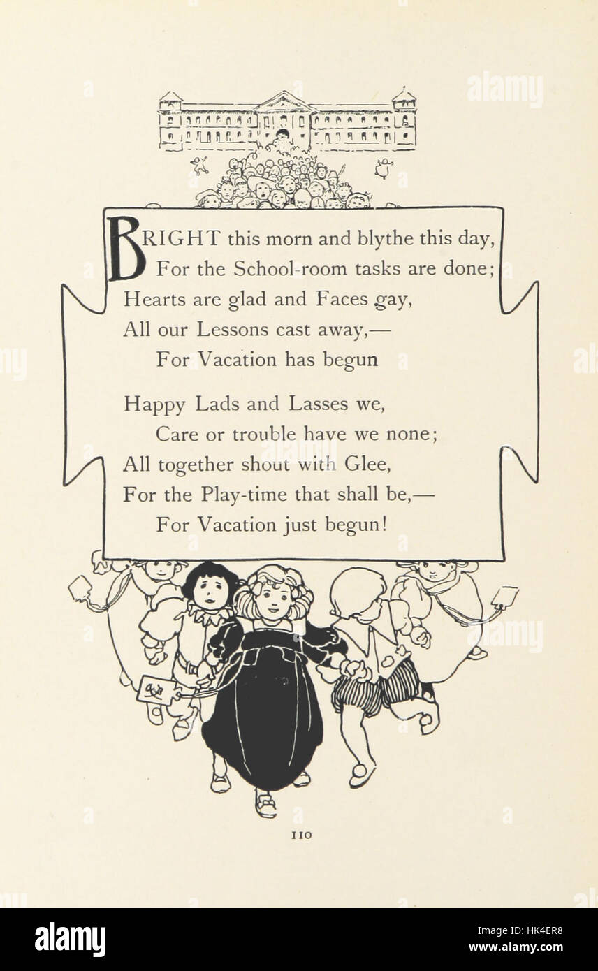 An illustration from 'Red Apple and Silver Bells,' a book of verse for ...