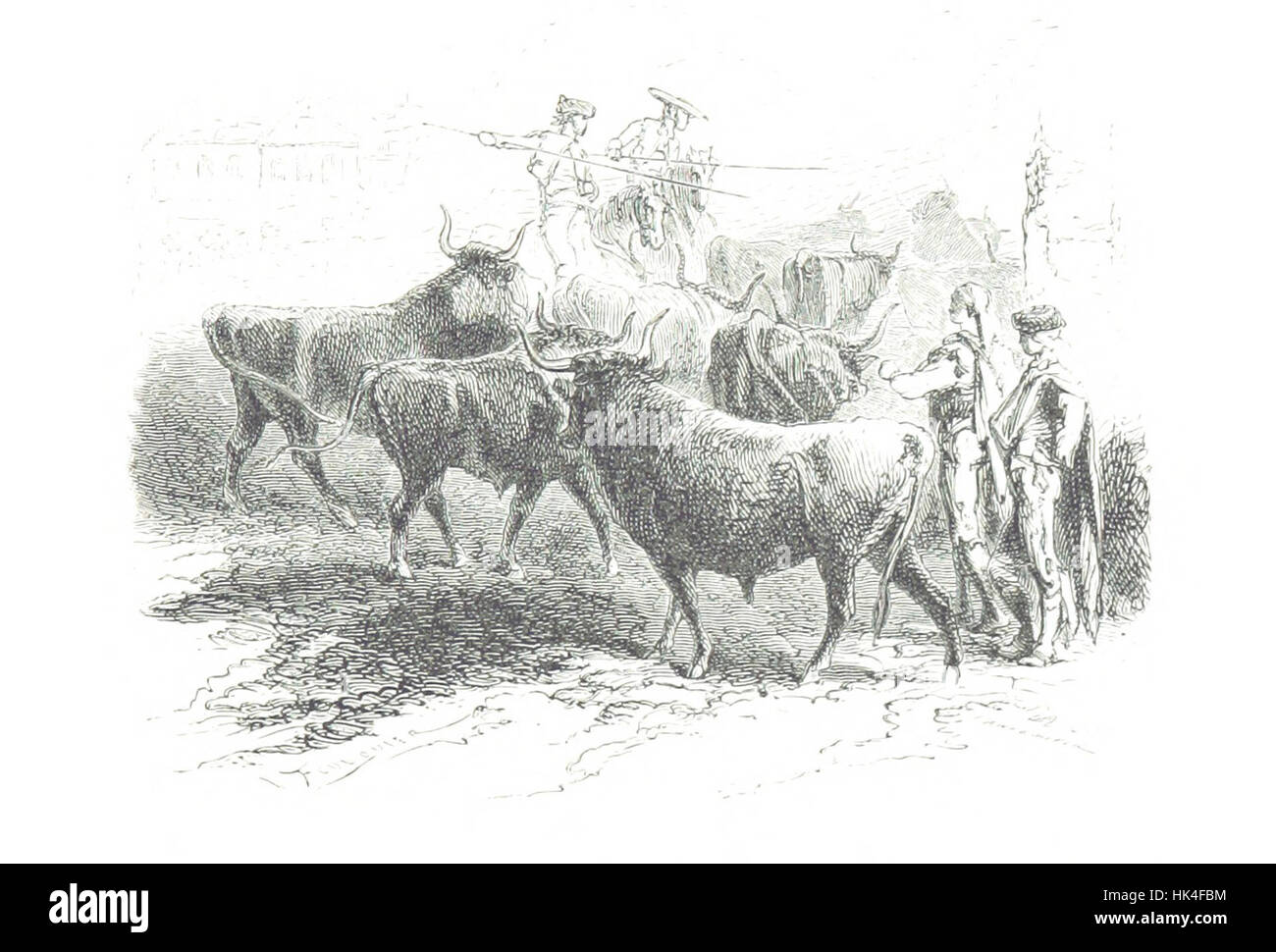 Illustration from page 115 of 'Voyage en Espagne,' depicting Spanish ...
