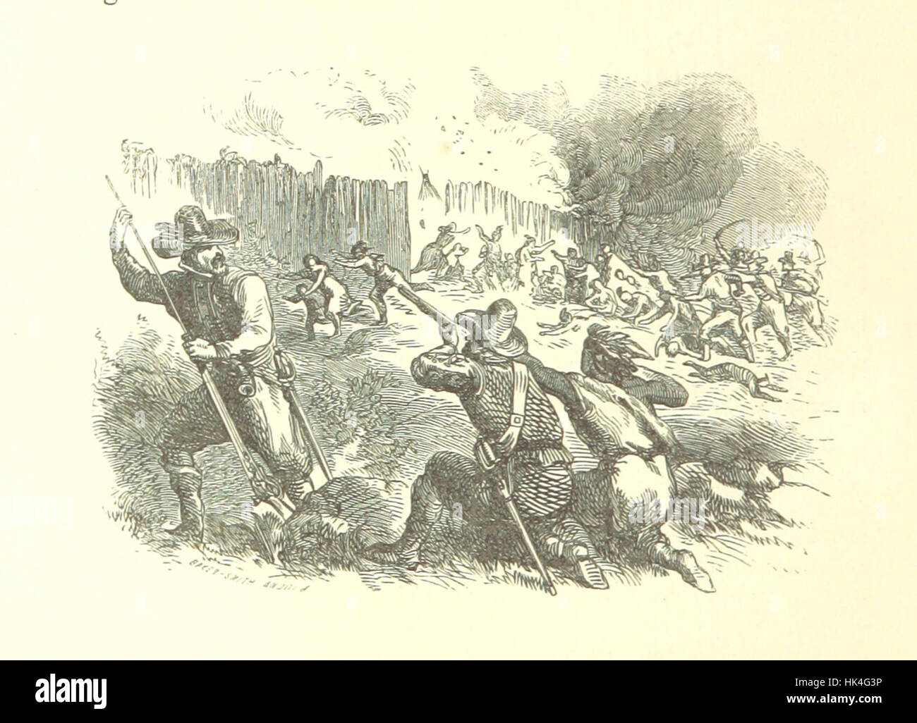 An image from 'A Particular History of the French and Indian War ...