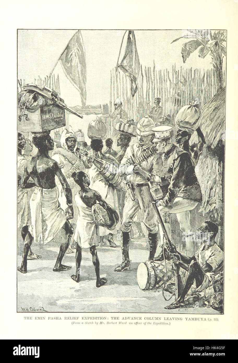 Illustration from 'The Story of Africa and its Explorers,' depicting an ...
