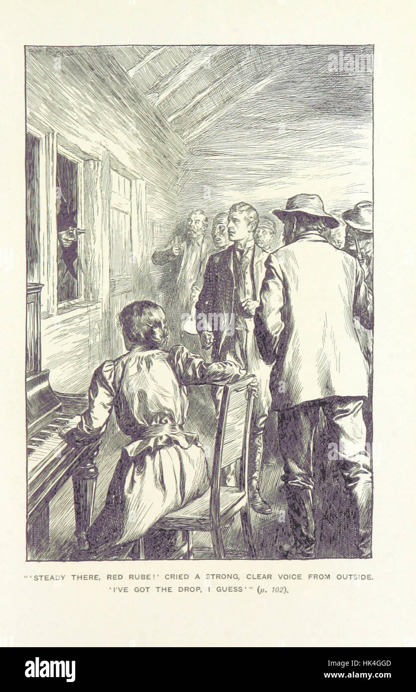 An illustration from 'Spectre Gold', depicting scenes or characters ...