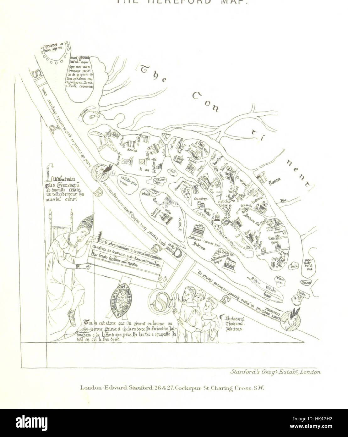 A page from 'The Evolution of Geography,' illustrating the development ...
