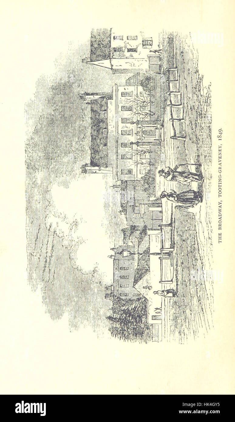 Illustration from 'The History of Tooting-Graveney', showing historical ...