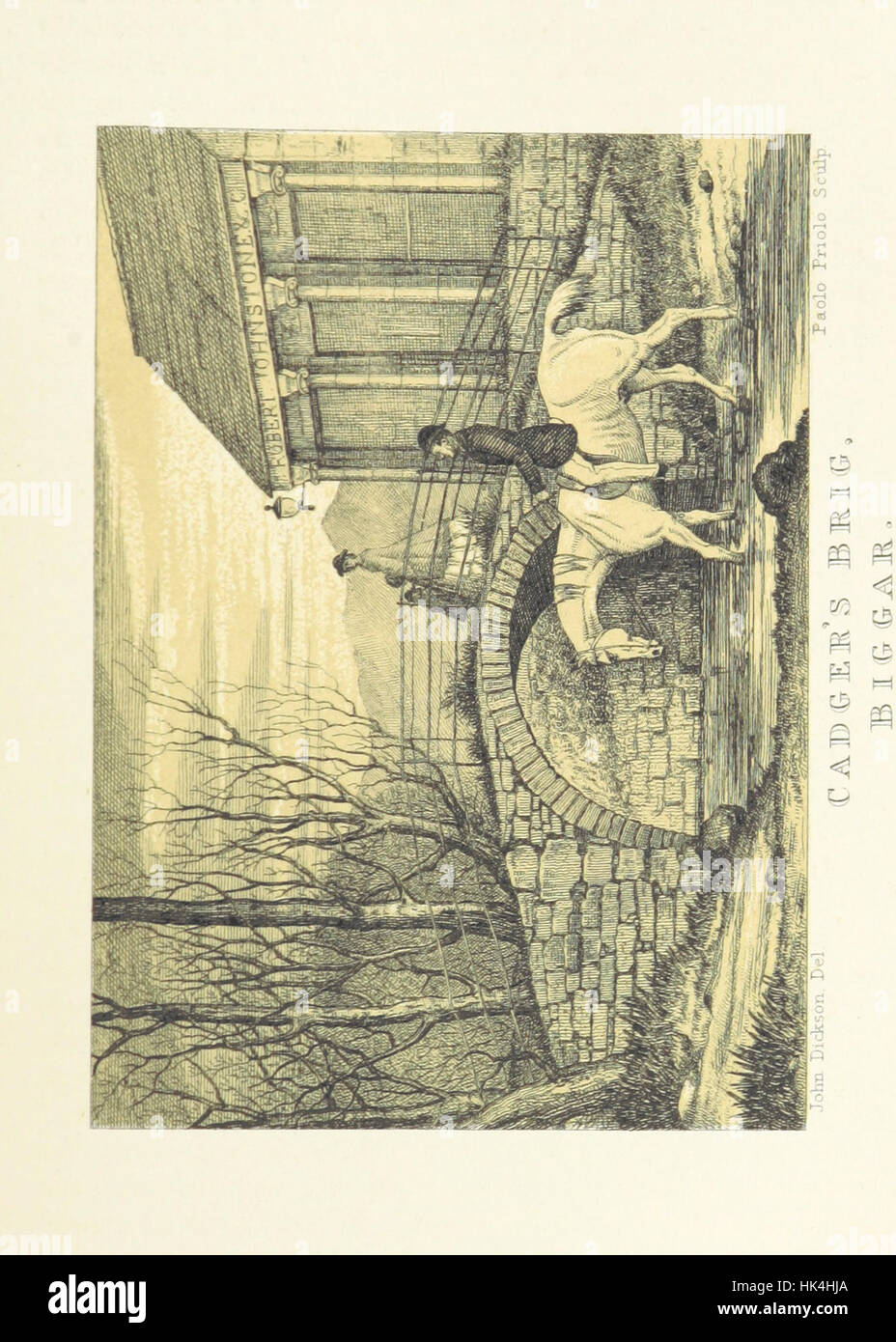 Biggar map hi-res stock photography and images - Alamy