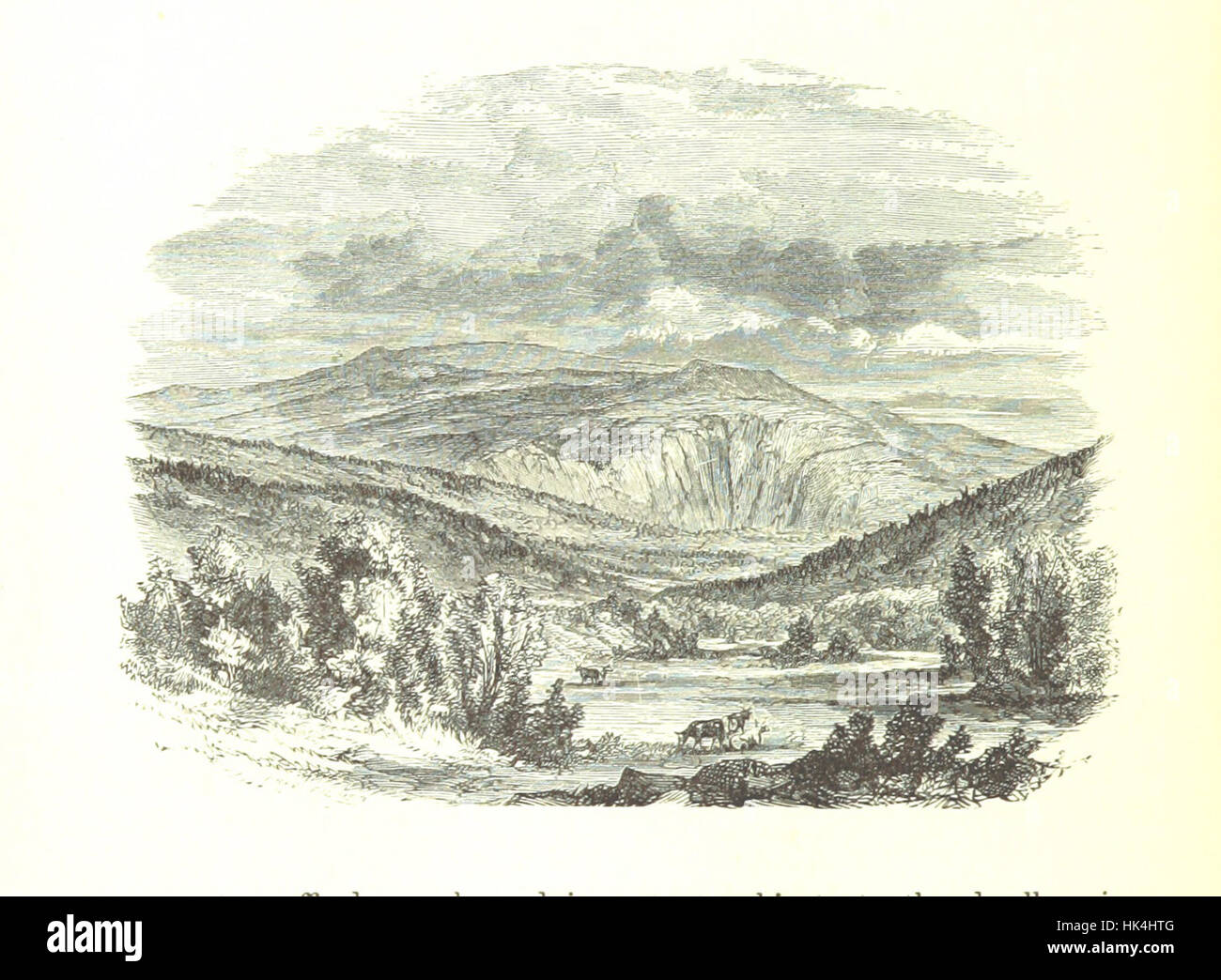 An illustration from page 122 of 'The White Hills', depicting scenic ...