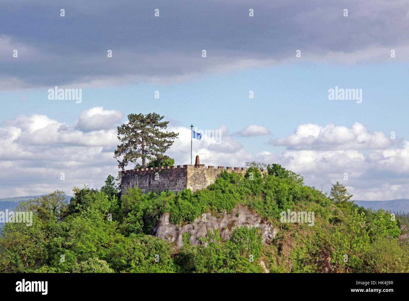 rhine, rock, look-out, historical, rhine, europe, rock, germany, german ...