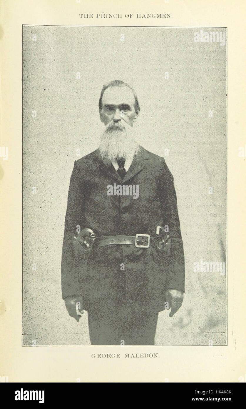 An illustration from 'Hell on the Border', showing the role of Judge ...