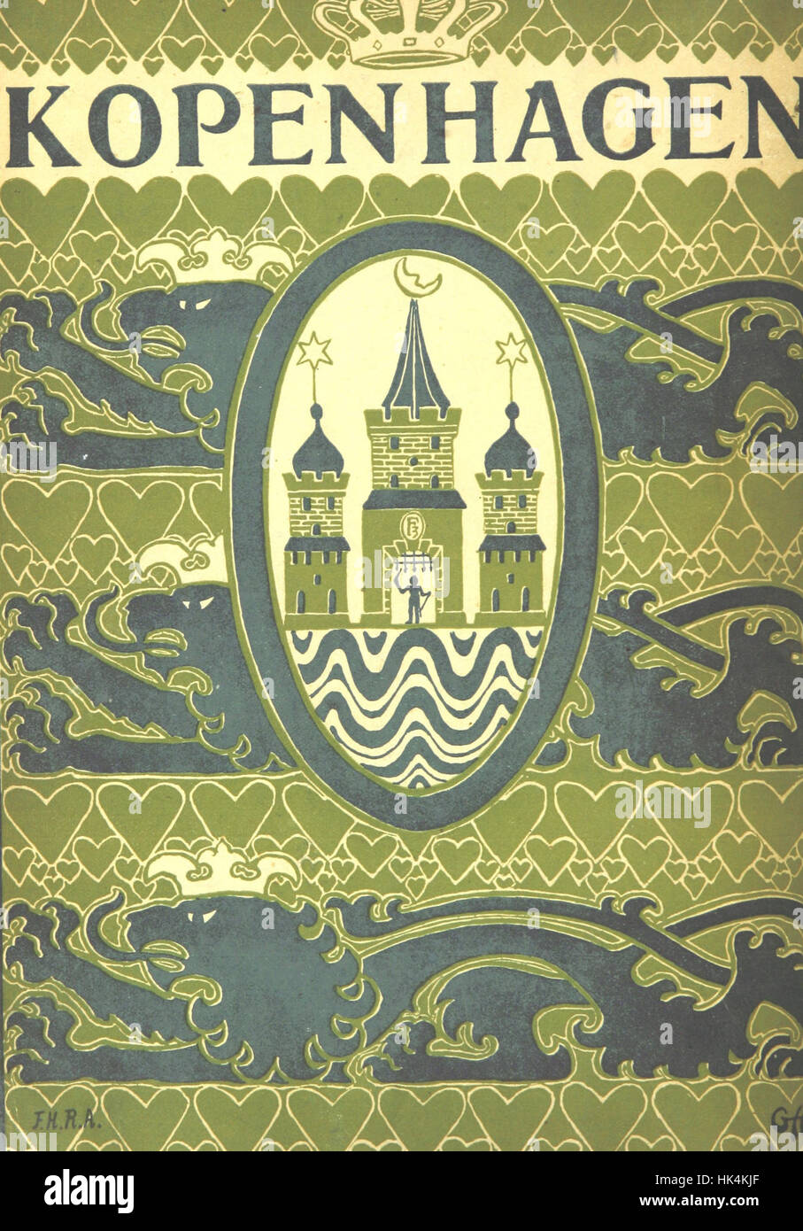 Photograph from 'Kopenhagen, die Hauptstadt Dänemarks', a historical ...