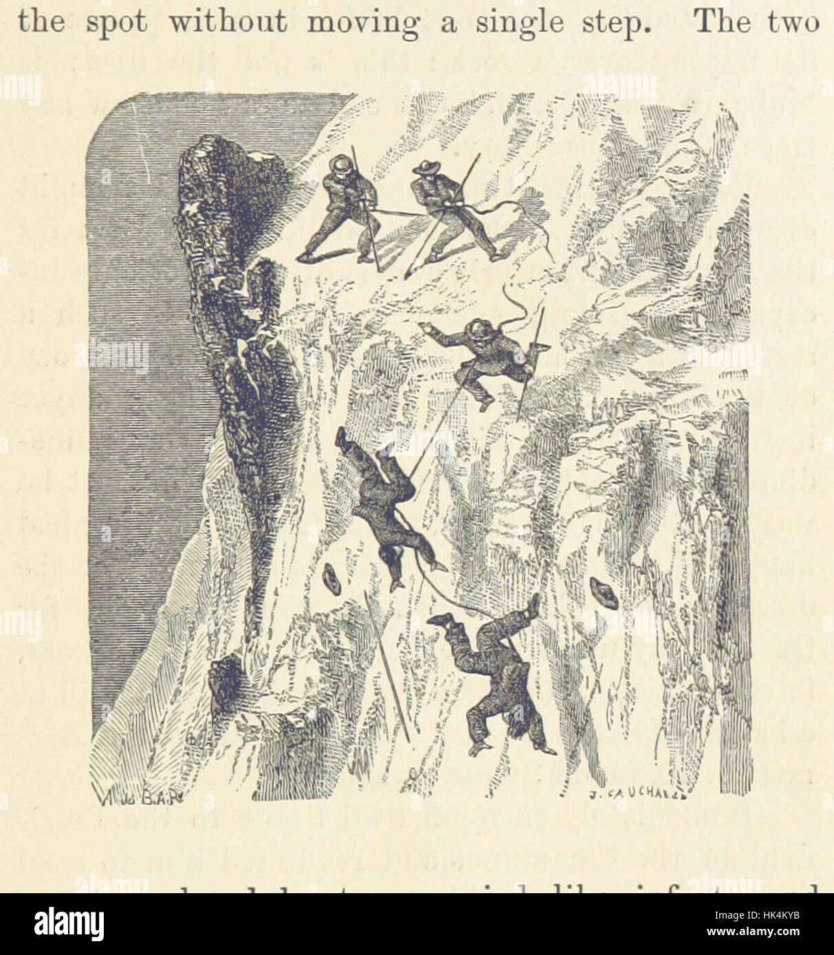 Image from page 129 of 'Mountain Adventures', featuring stories and ...